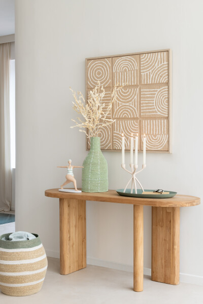 Tableau Grille Papier - Beige